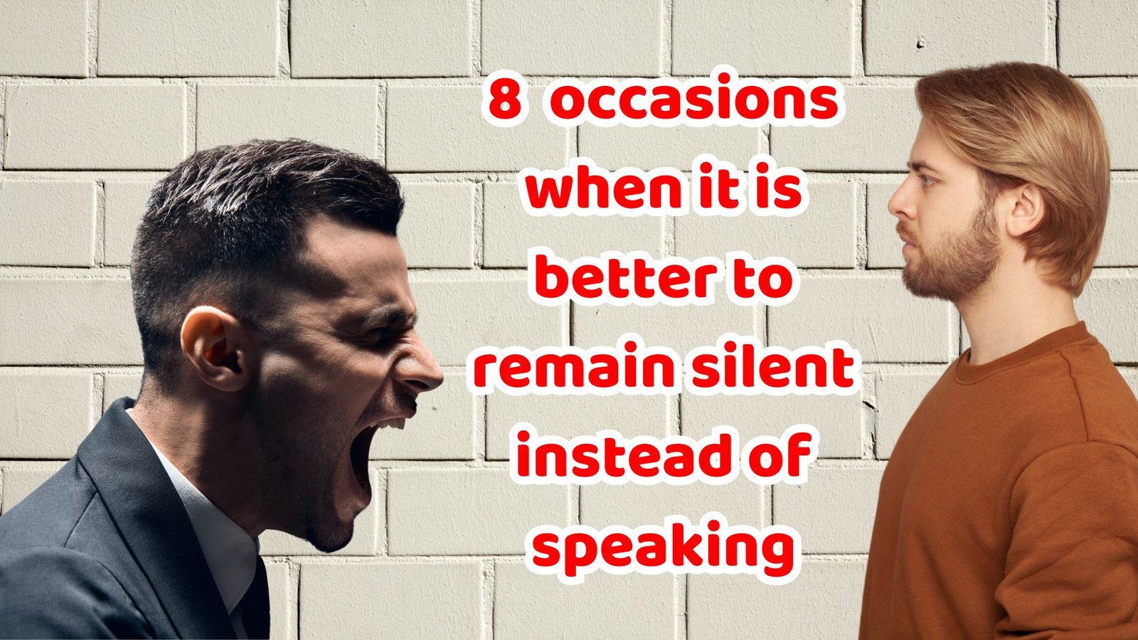 Silence brings peace: 8 occasions when it is better to remain silent ...